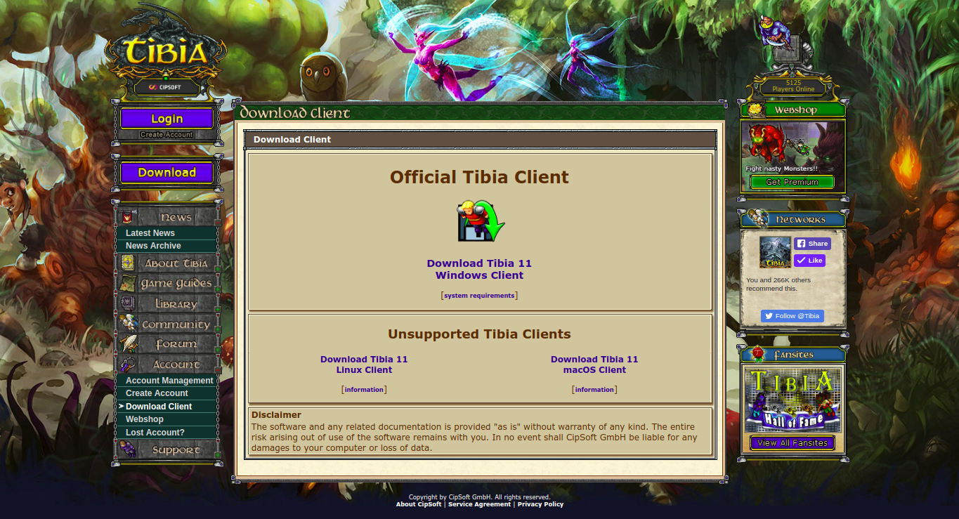 Jogos no Linux: Como instalar Tibia no elementary OS 0.4.1 Loki / Ubuntu