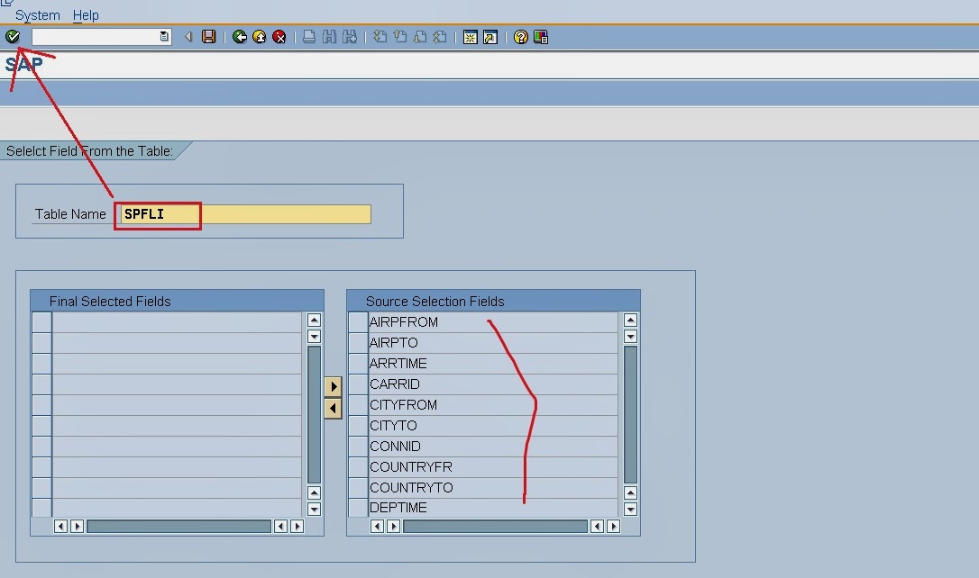 TECHSAP : Field selection operation with two Table Controls in Module Pool Program
