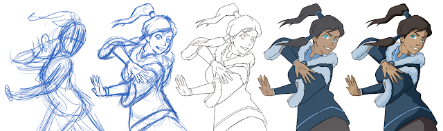 Winona's Art Blog: Legend of Korra Trio