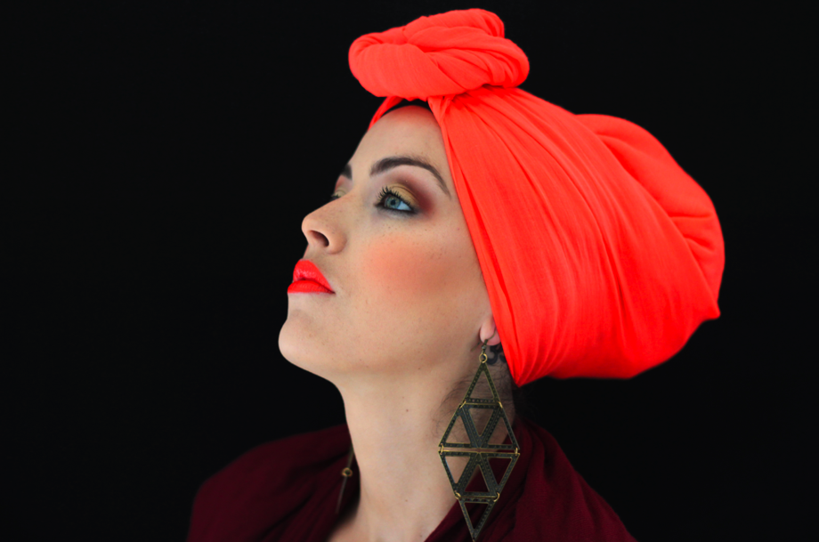 Turban Styling Street Style with Make Up by Razana Omar