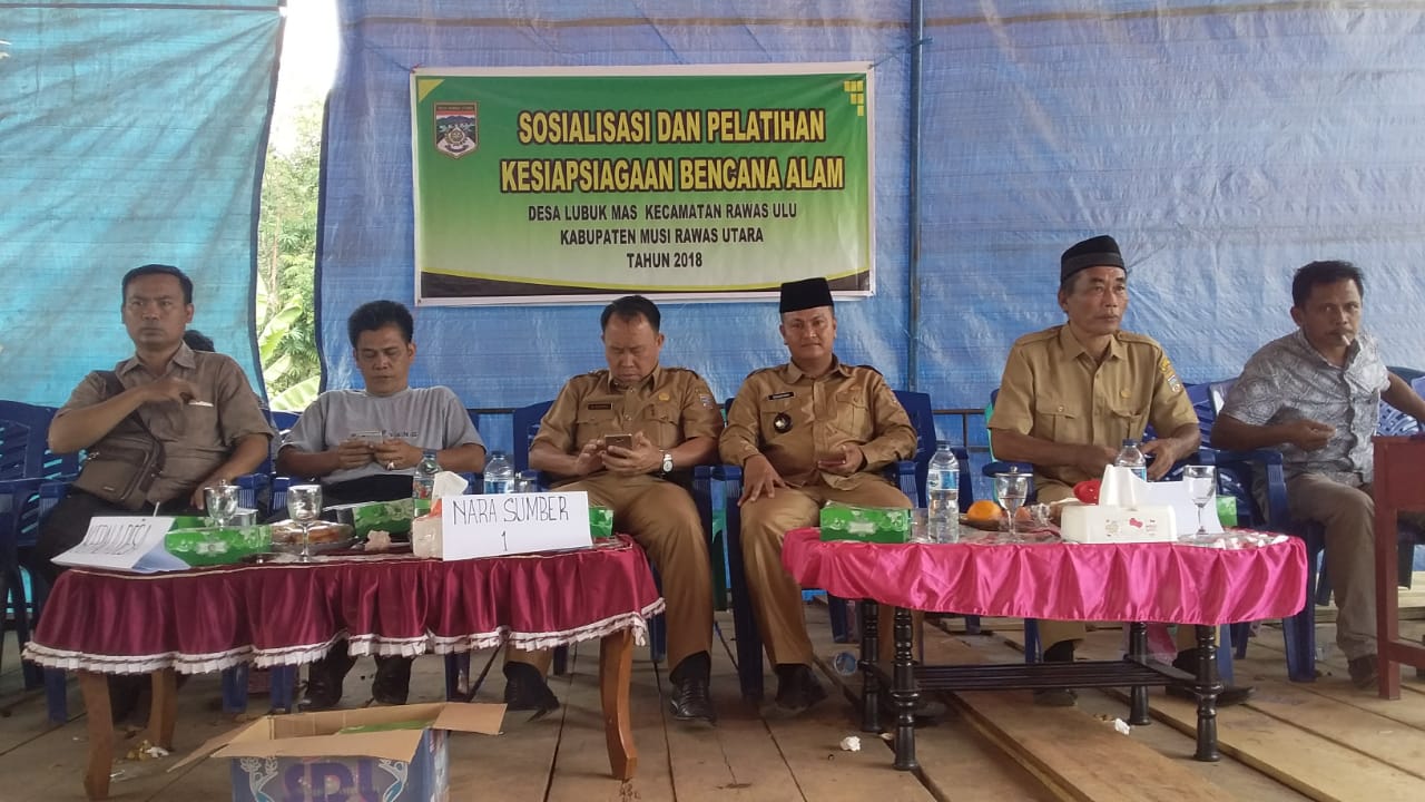 Bpbd Gelar Sosialisasi Kesiapsiagaan Menghadapi Bencana Di Desa Lubuk Mas