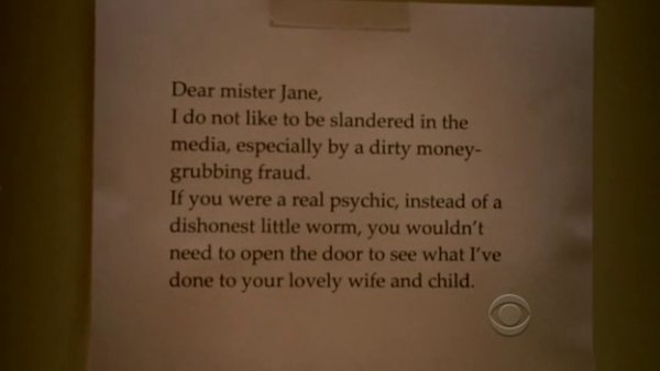 Castle Vardulon: On the Subject of Red John