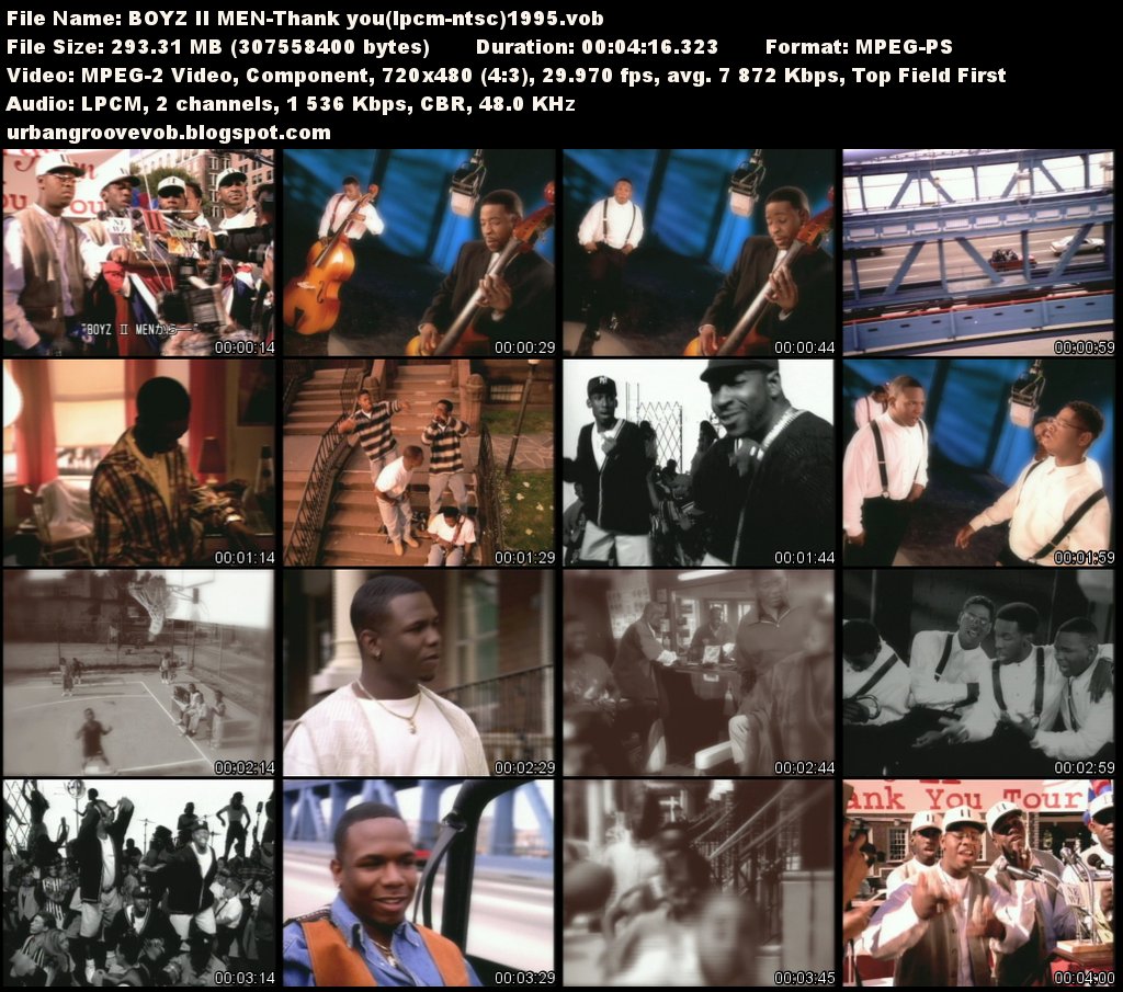 Urban Groove Vob Collection: Boyz II Men - Thank You (1995)