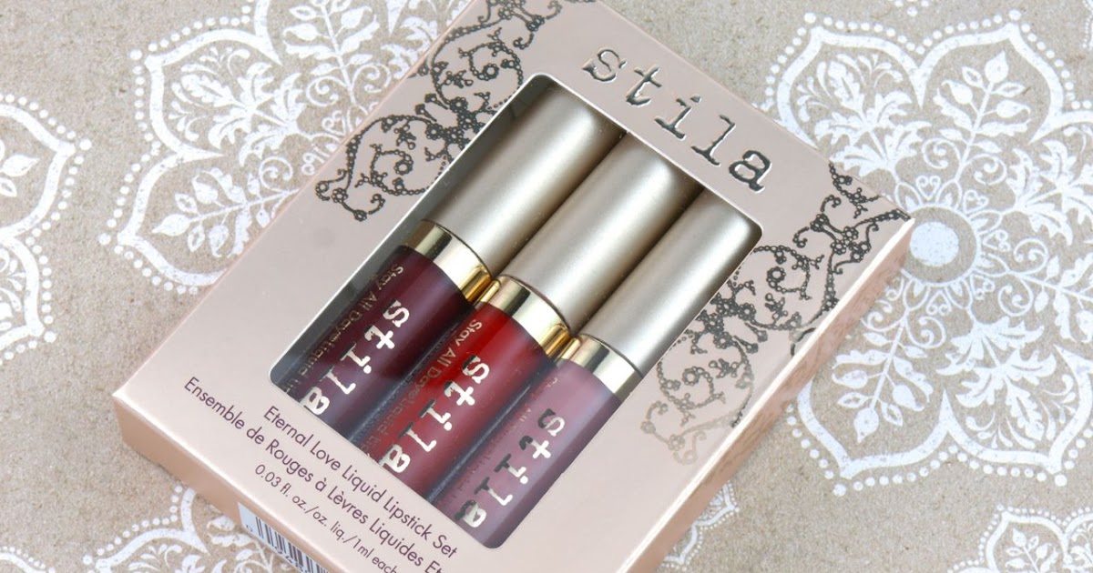 Stila Eternal Love Liquid Lipstick Set for Holiday 2015: Review and ...
