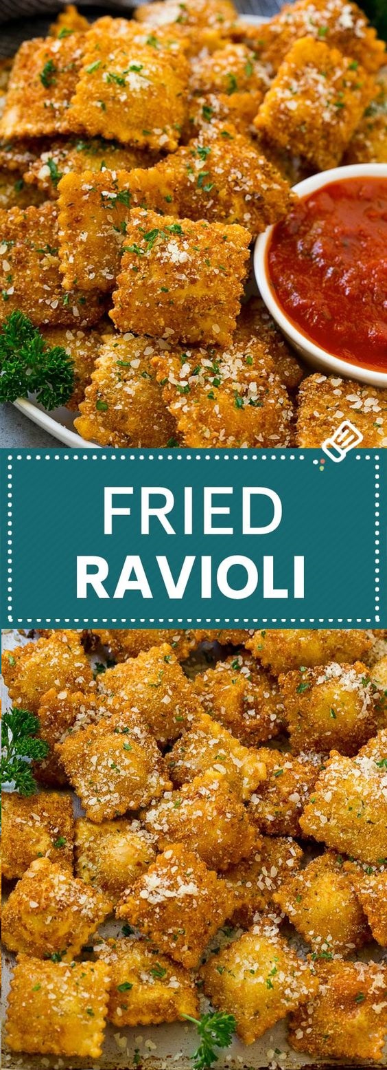 Fried Ravioli #Pasta #PastaRecipes #FriedRavioloPasta | Angie's Recipes