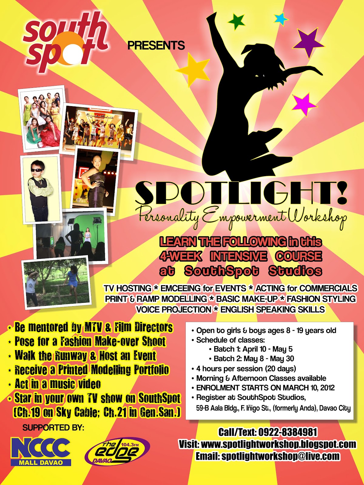 Be in the SPOTLIGHT!: Be in the SPOTLIGHT this Summer!