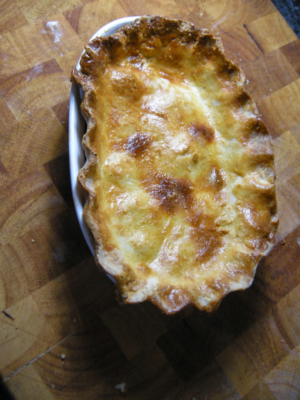 Kitchens Are Monkey Business: Rosie Makes Her Pig Pie.