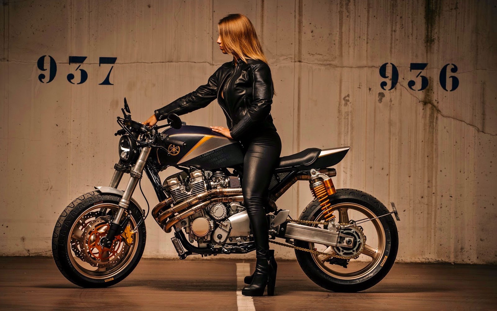 Alice and the XJR - Inazuma café racer