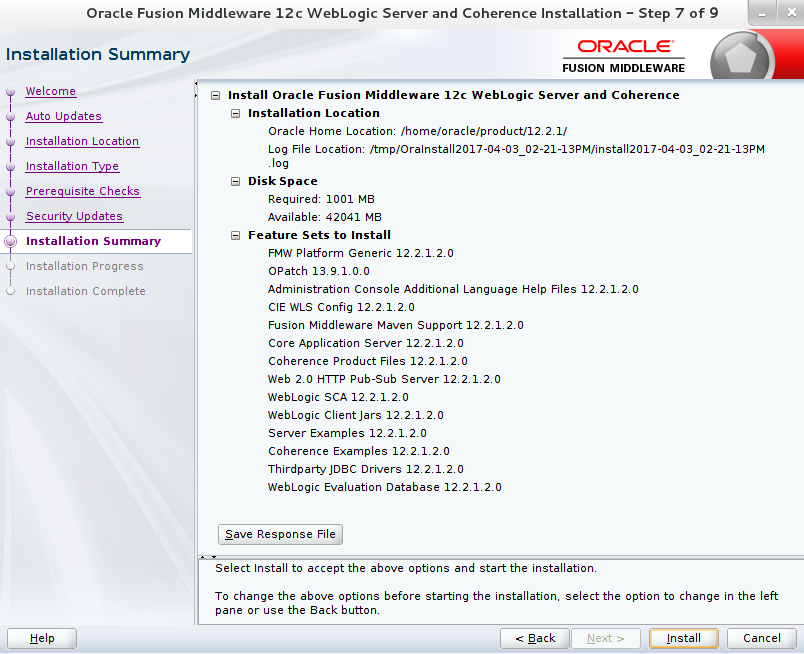 Installing Weblogic Server 12.2 on Linux 6 Linux 7 and Windows | OracleNext - Solution to your ...