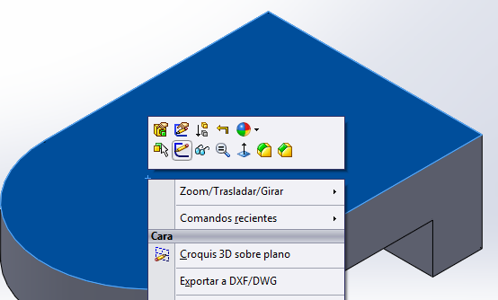 Extruir saliente / Extruir corte / Redondeo completo ~ Aprender ...