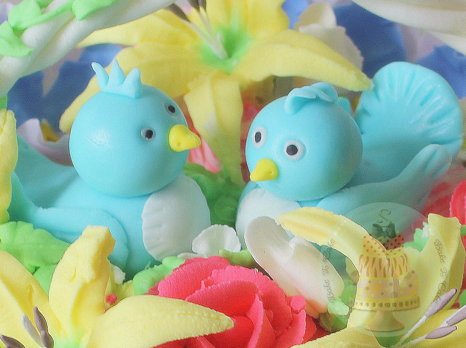 Bake to Cake: Fondant Bird tutorial