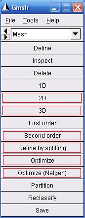 Лаборатория численного моделирования: Gmsh. Управление