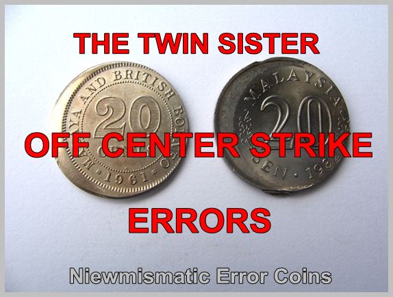 MALAYSIA OFF CENTER STRIKE ERRORS | Error coins