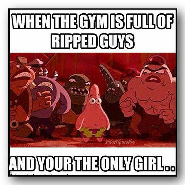 When the gym is full of ripped guys - Everything About Fitness