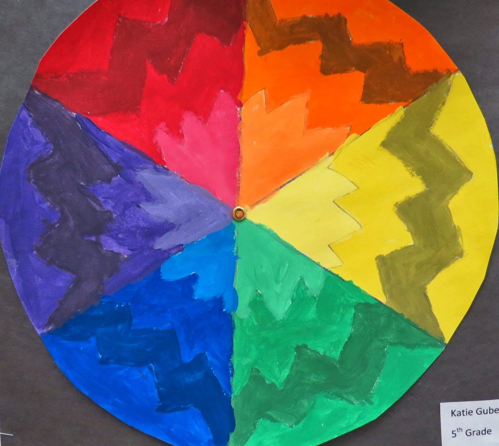 Art Room Blog: 5th grade color wheels...... and Value changes!