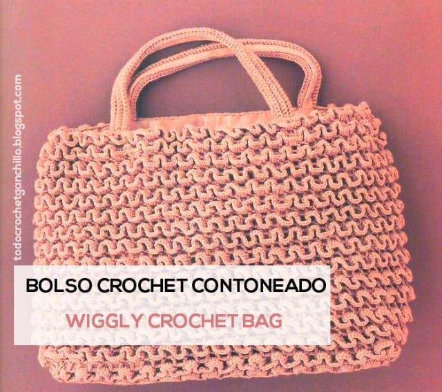 Cómo tejer un bolso en crochet contoneado / wiggly crochet