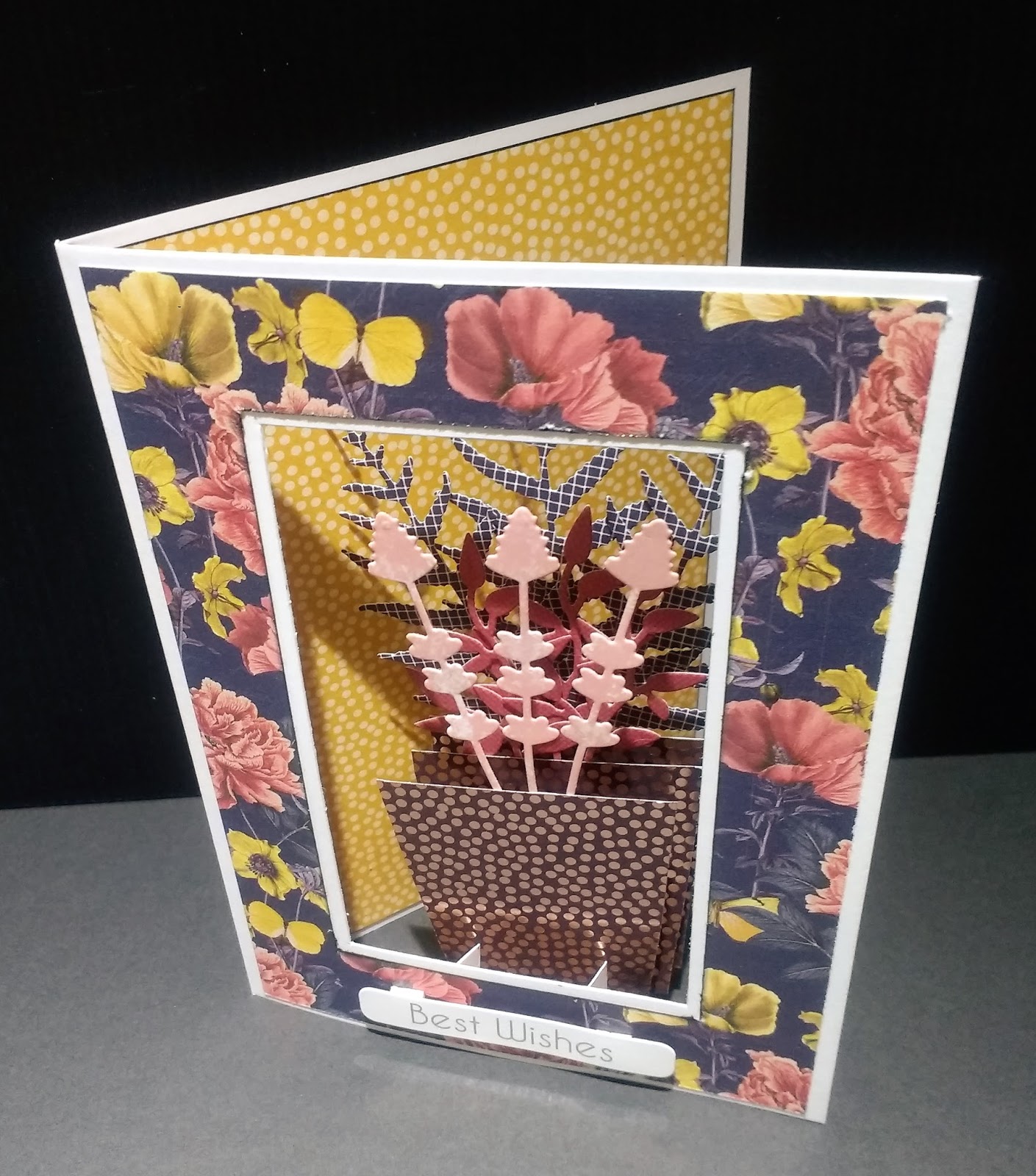 IcedImages: 3D Pop-Up Vase Card