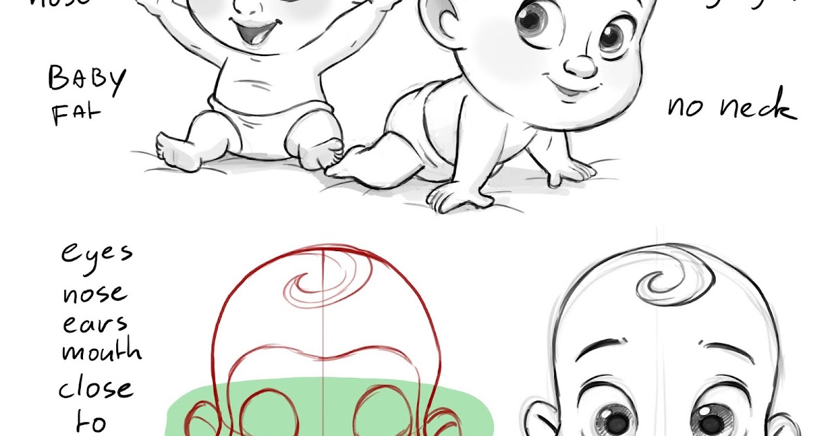 Learning drawing principles: babies