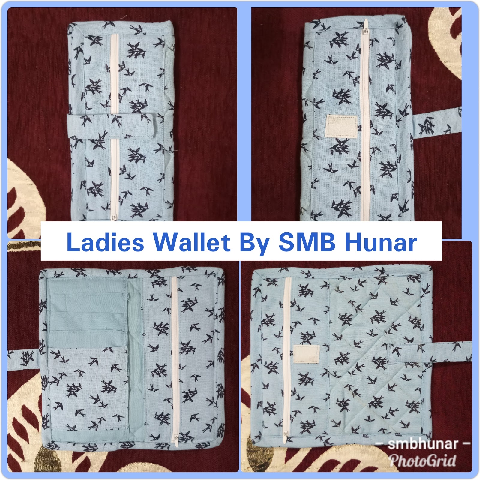 SMB HUNAR: DIY-Ladies Wallet With 8 Pockets
