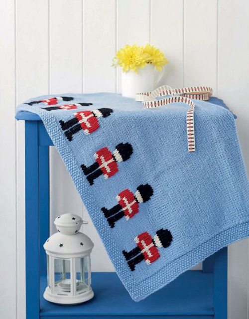 Amazing Knitting: Little Soldier Blanket - Free Pattern