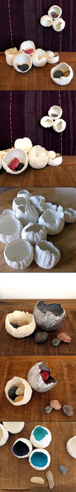 DIY IYD IDY DYI YDI: PAPER CLAY BARNACLES