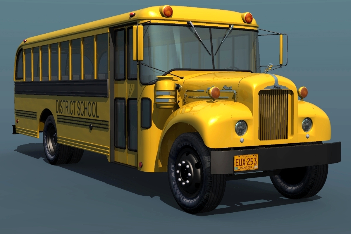 transpress nz: 1949 Mack school bus