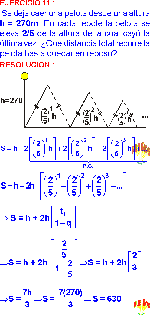PROGRESIONES GEOMÉTRICAS PROBLEMAS RESUELTOS PDF