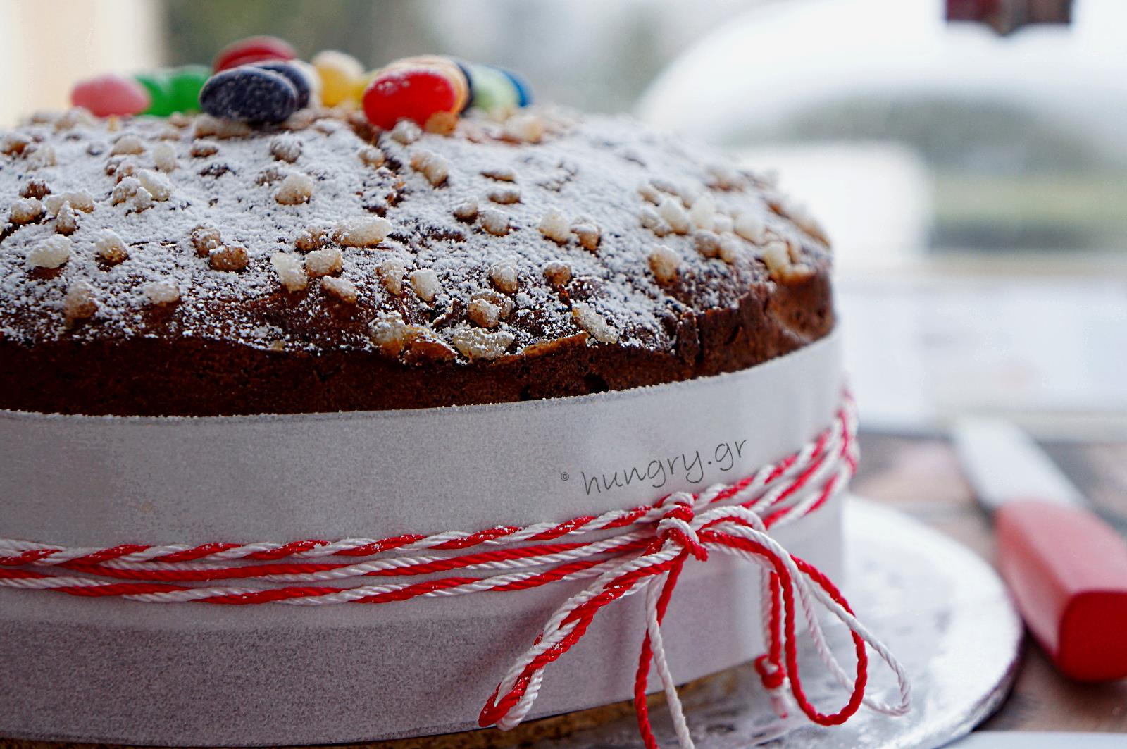 Kitchen Stories: Greek New Year's Lucky Cake (Vasilopita) 2017