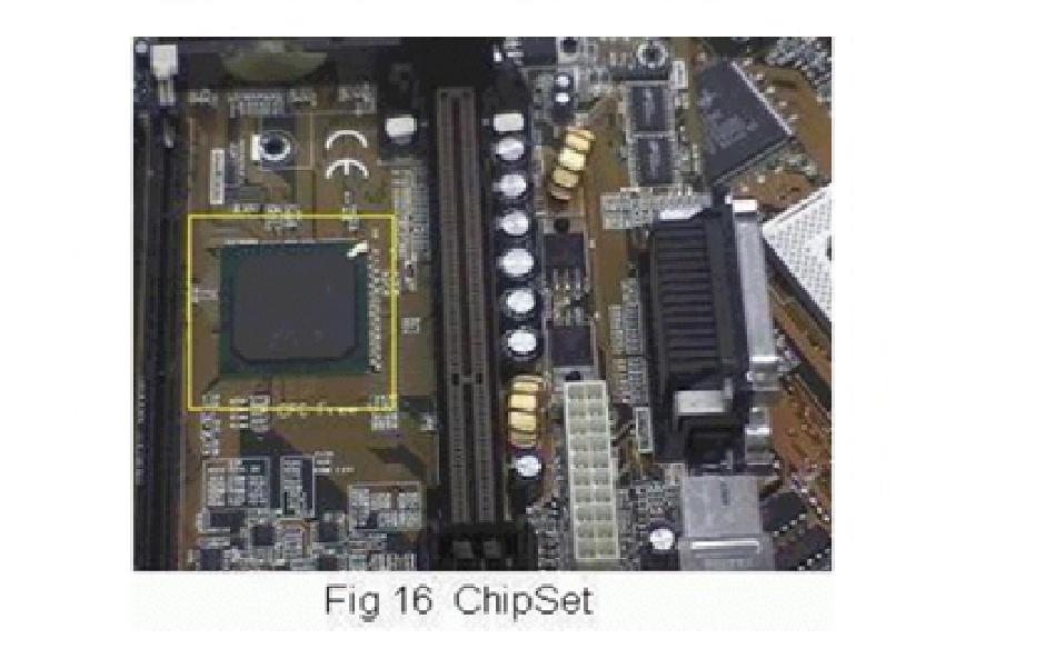PARTES INTERNAS DE LA COMPUTADORA: Chipset de control:
