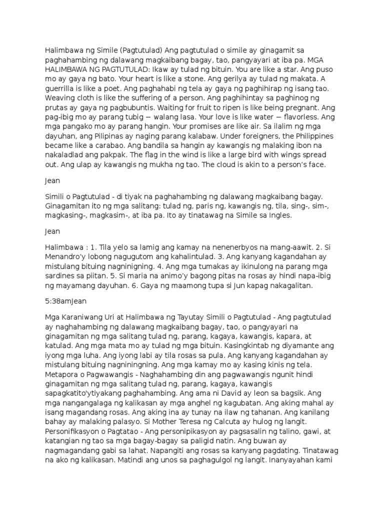 halimbawa ng pagmamalabis - philippin news collections