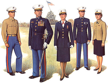 Uniforms of the US Marine Corps ~ Marine Corps