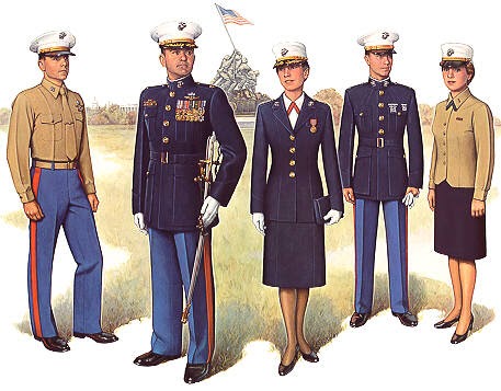 Uniforms of the US Marine Corps ~ Marine Corps