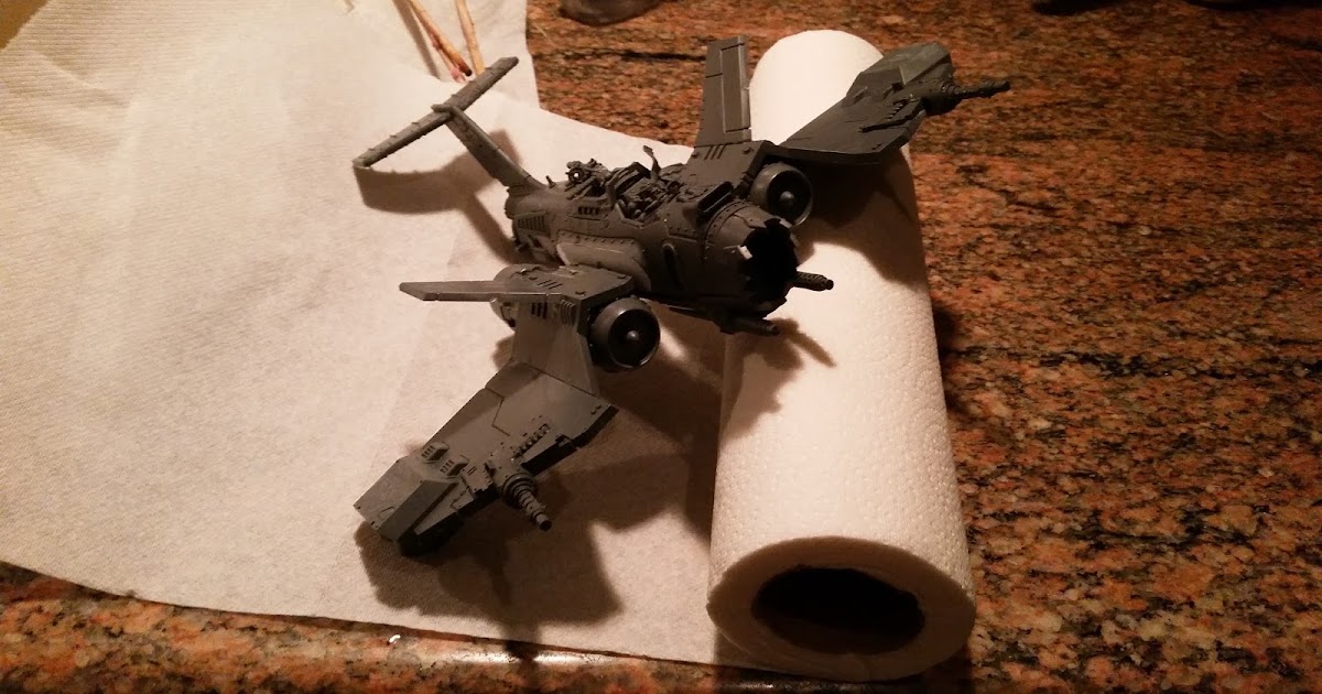Ork Fighter and Biplane Construction & Priming (40k)