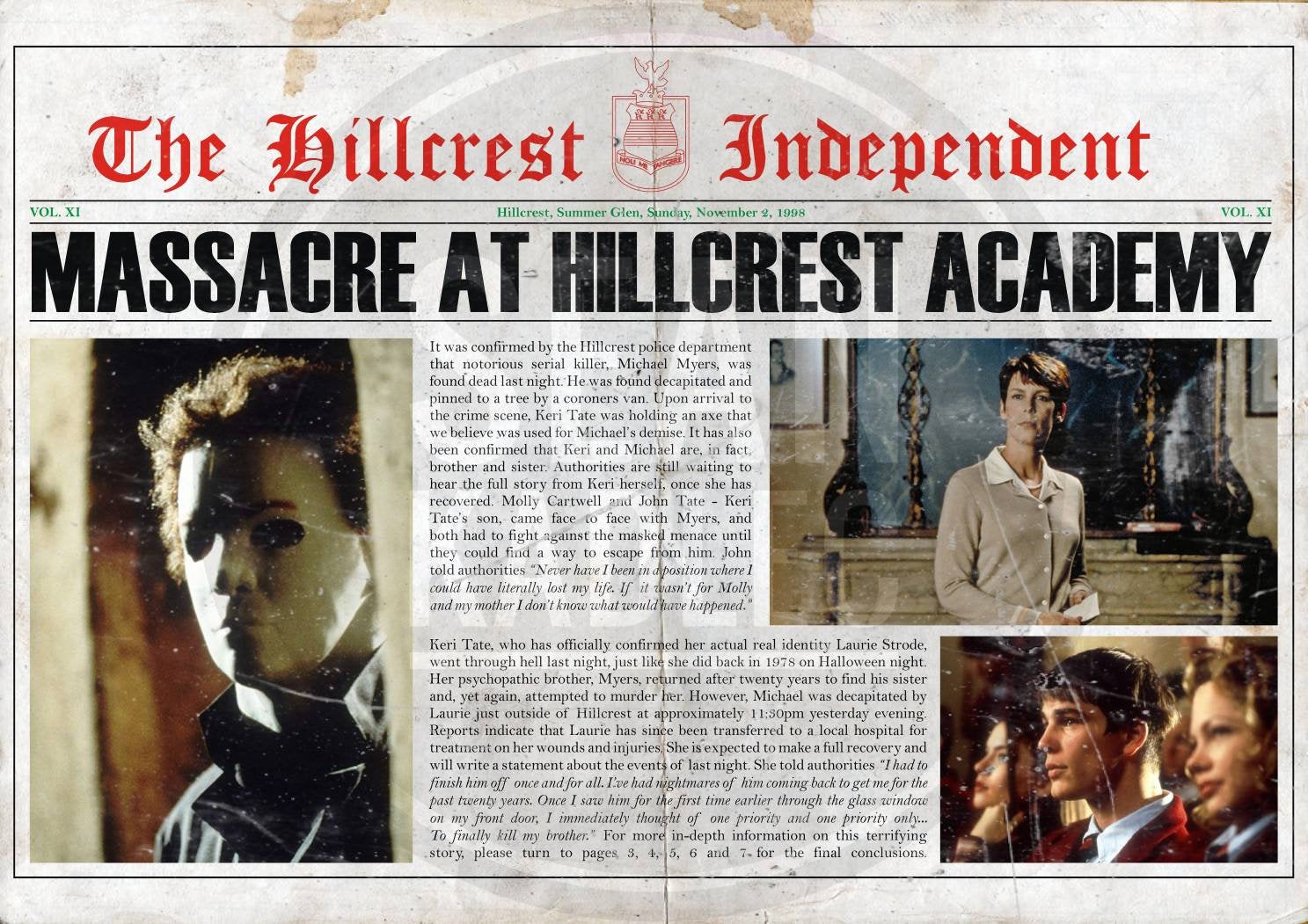 The Horrors of Halloween: FRIDAY, HALLOWEEN, NIGHTMARE, PSYCHO, EVIL ...