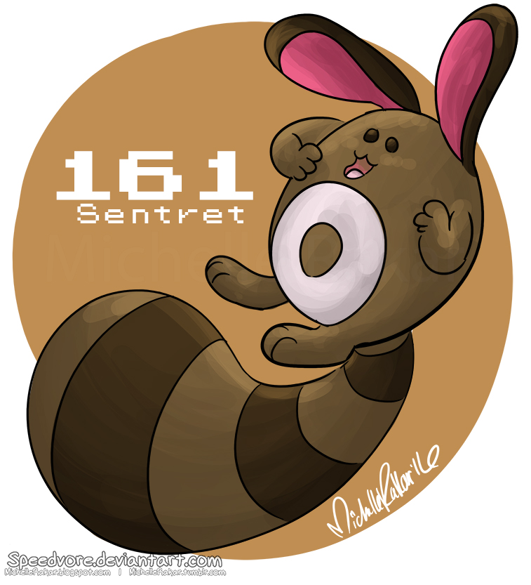 Michelle Rakar's Art Cave: Sentret & Furret