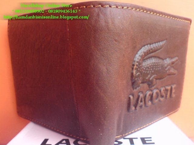 Dompet Pria Lacoste Kulit Asli Import code DKS332 | hscellshop
