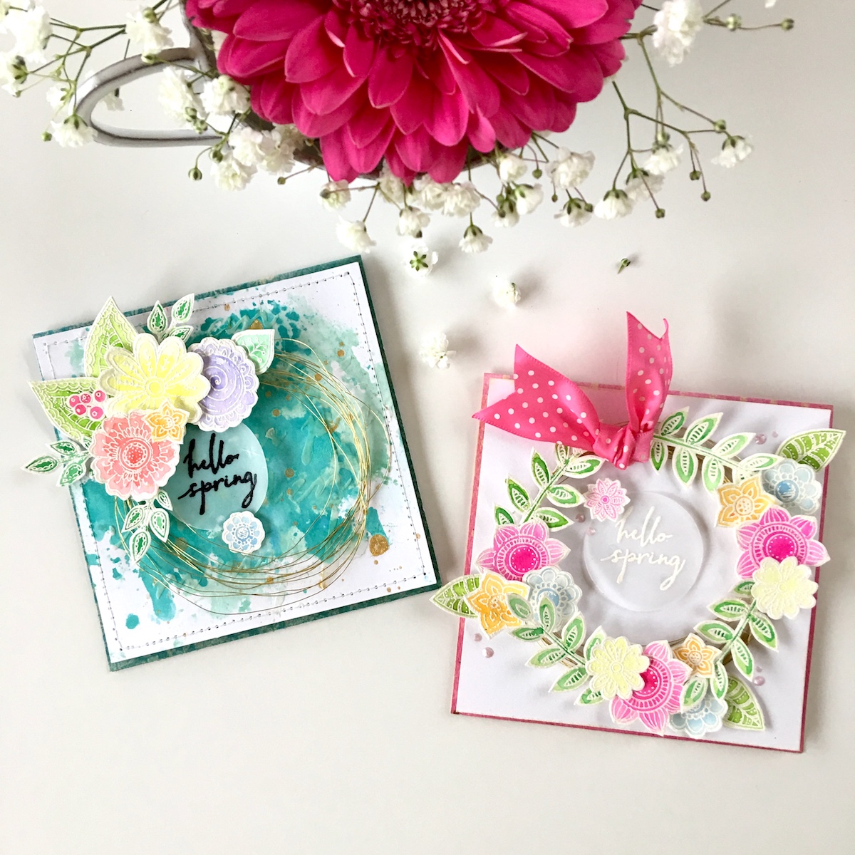 The BoBunny Blog: Hello Spring! - A Handmade Card Duo featuring BoBunny ...