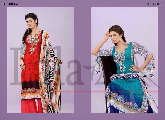 Lala Textile Classic Lawn Collection 2014 For Summer | Fashion Centar
