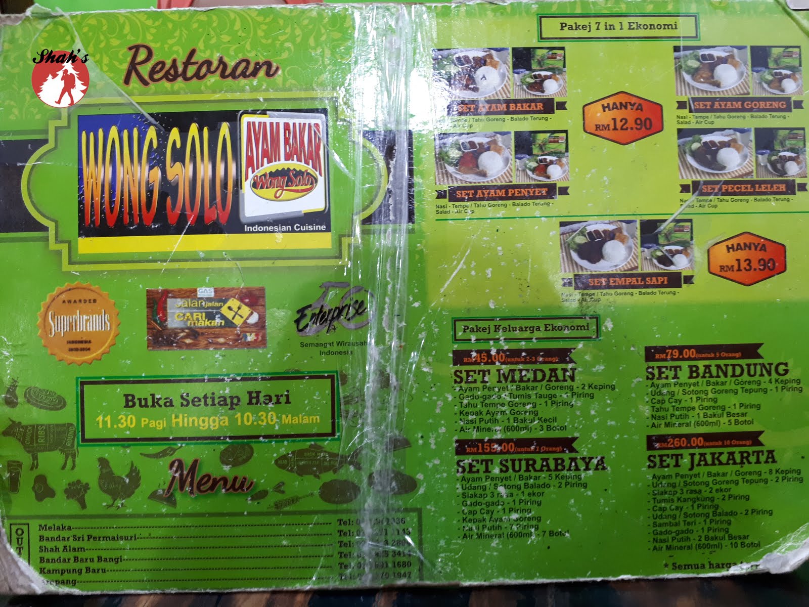 Shah's Travel Diary: Wong Solo Bangi Review