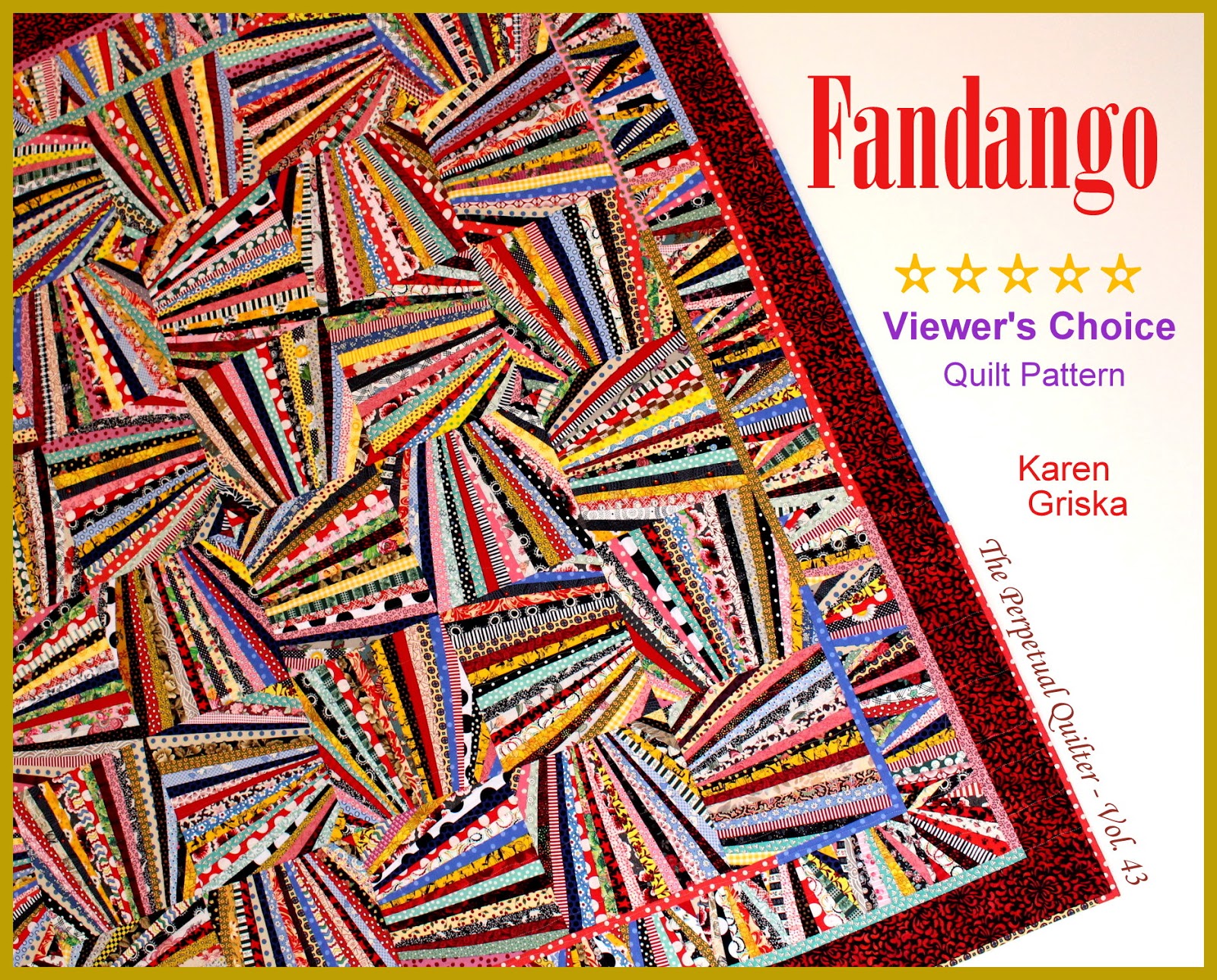 Selvage Blog: Fandango Quilt Pattern is Available!