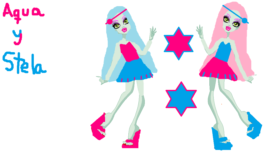 Monster High Draculaura: Aqua Y Stela