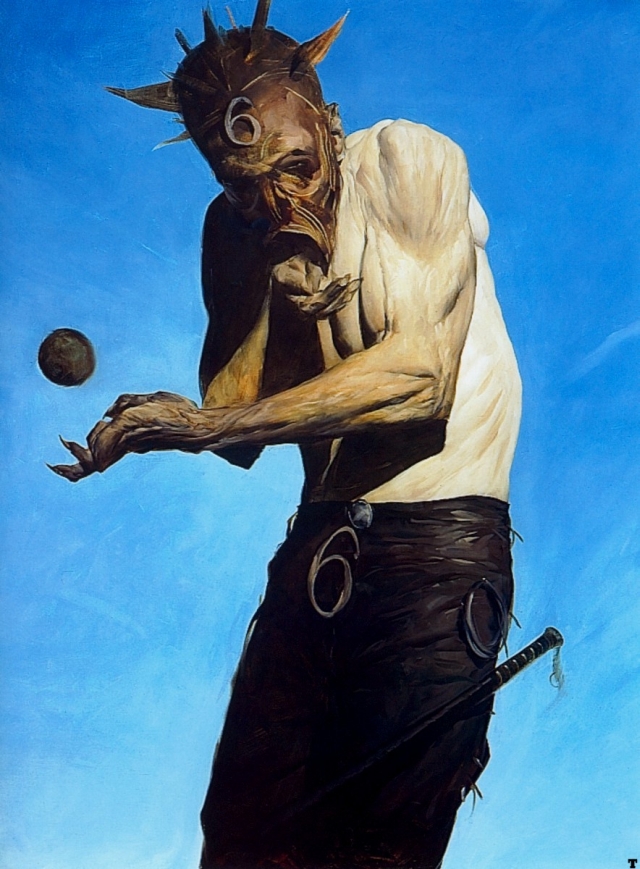 I really liked the Rust Devil designs, so I drew one of the hanging ...