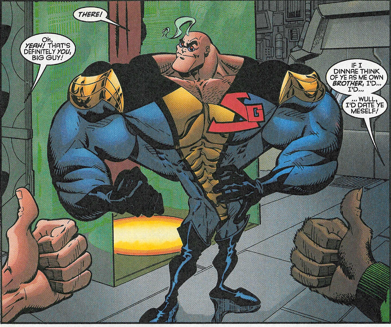 the beauty of male muscle: comics muscle