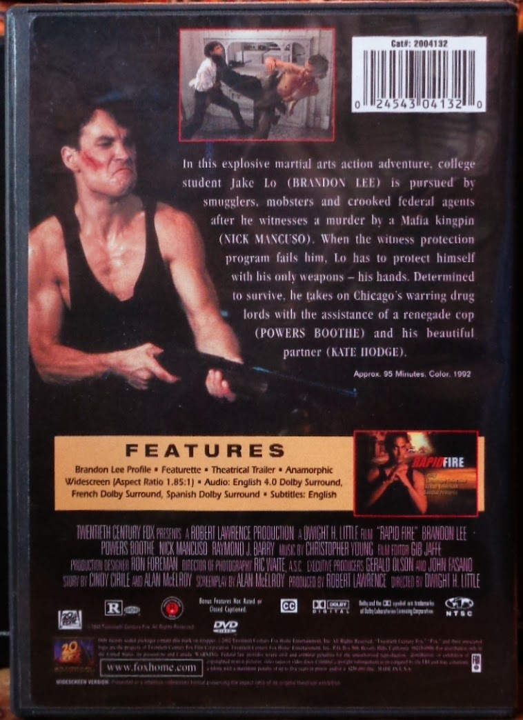 Movies on DVD and Blu-ray: Rapid Fire (1992)