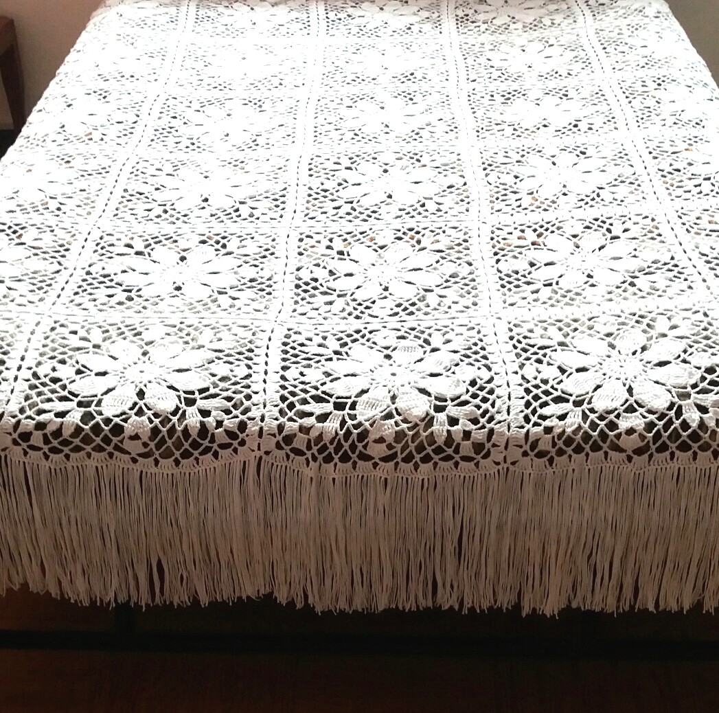 lindas manualidades: Colcha a crochet