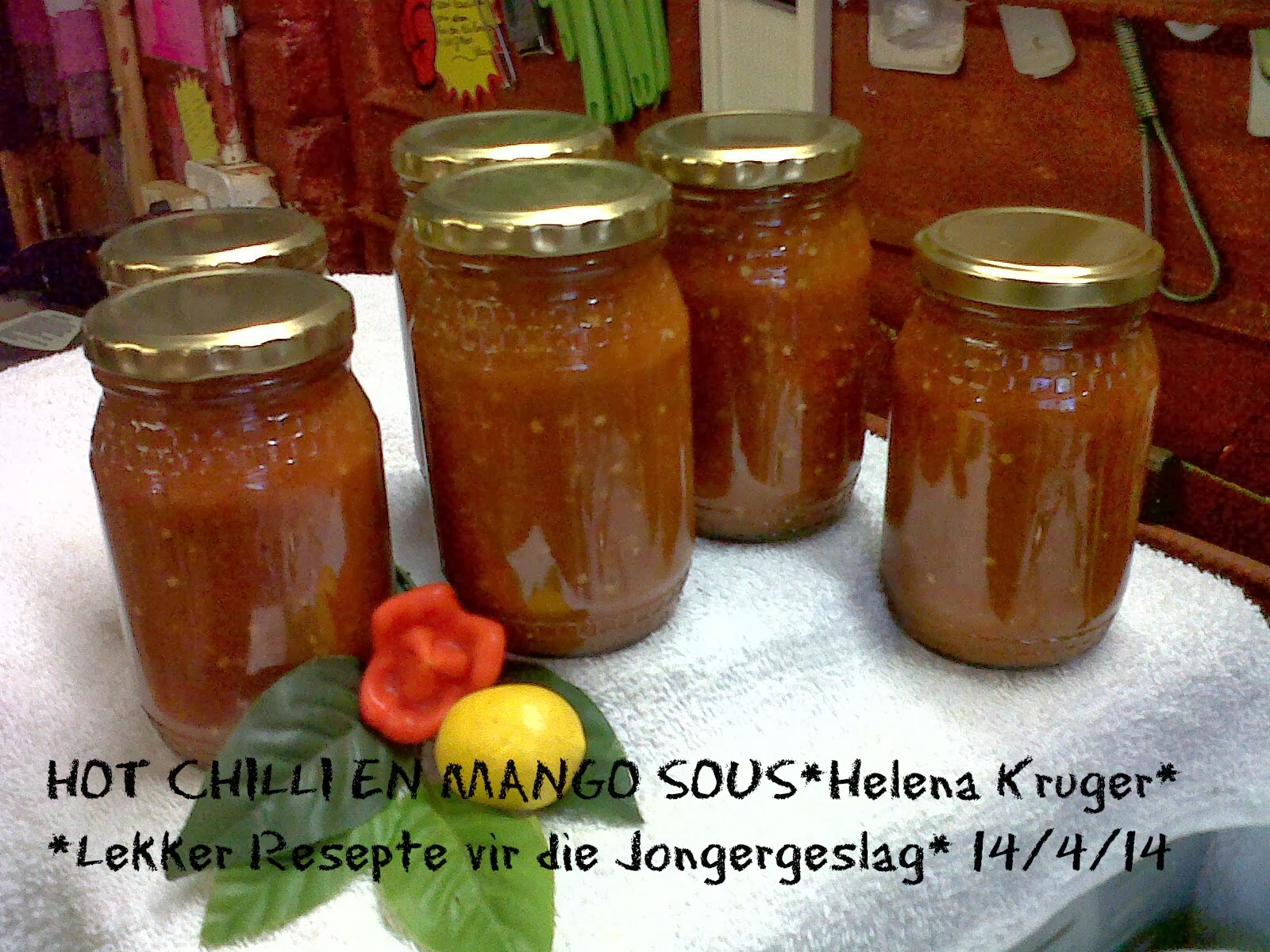 LEKKER RESEPTE VIR DIE JONGERGESLAG: HOT CHILLI EN MANGO SOUS