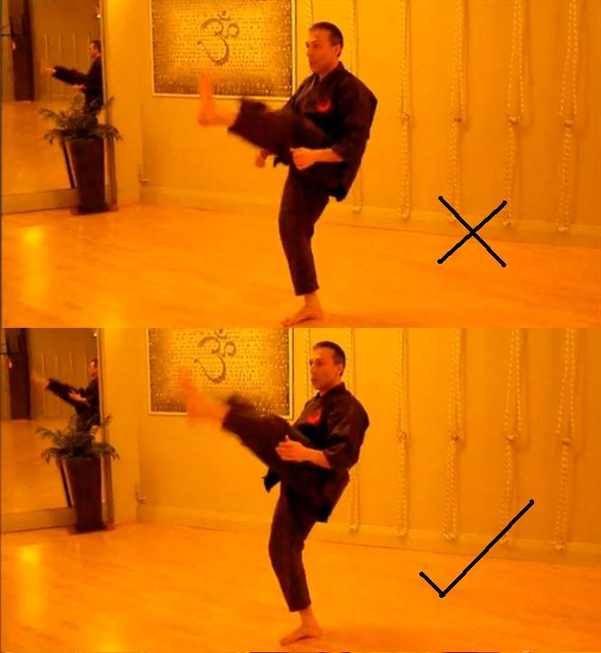 Refining your front snap kick