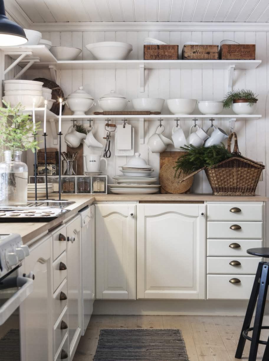 Keltainen talo rannalla: Kaunis joulukoti