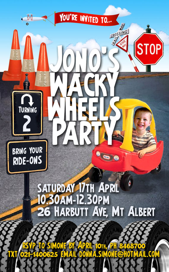 Great Fun etc: Wacky Wheels Party