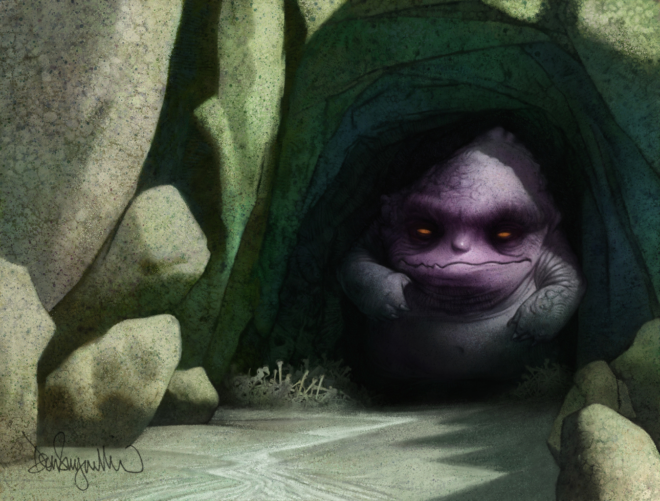 Seegmiller Art: Finished Cave Critter